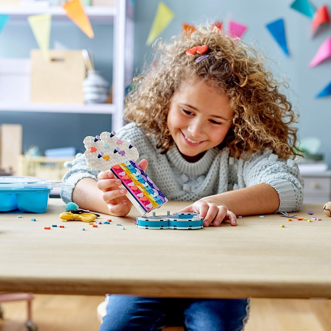 Lego | DOTS | 41905 | Rainbow Jewelry Stand – Kids Play Toys